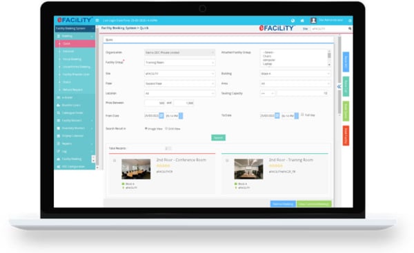 Facility Booking System & Office Reservation Software - eFACiLiTY